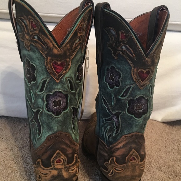 Dan Post | Other | Dan Post Vintage Blue Bird Boots | Poshmark